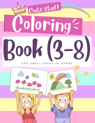 Cute Stuff Coloring Book For Kids: Fun And Easy Coloring Pages of Many ...