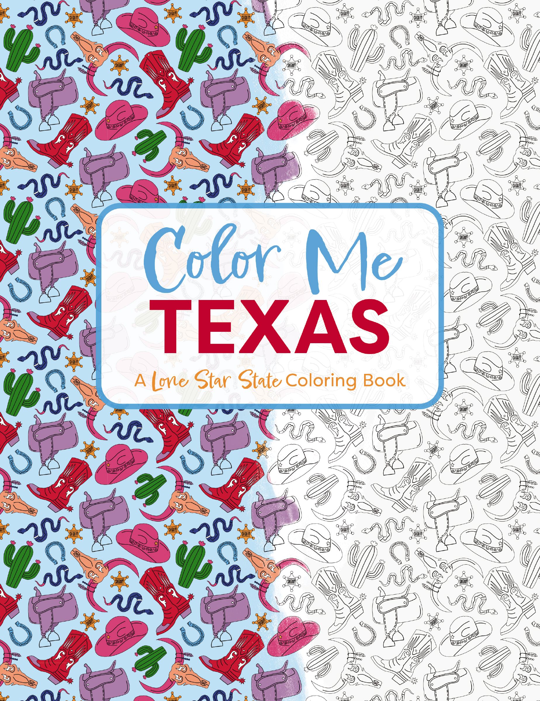 Color Me Texas: A Lone Star State Coloring Book by Cider Mill Press ...