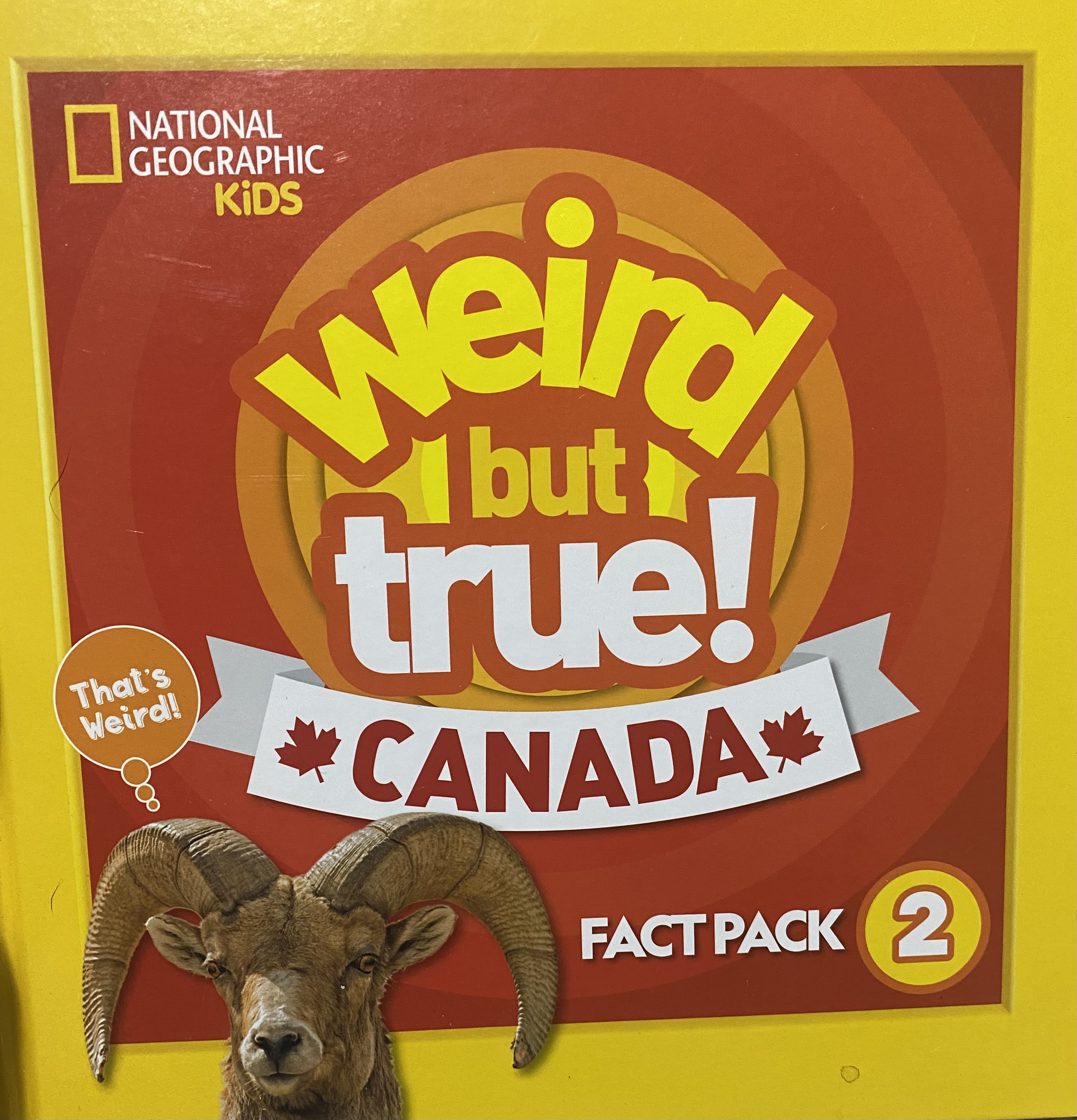 Weird But True! Canada: Fact Pack 2 by National Geographic Kids | Goodreads