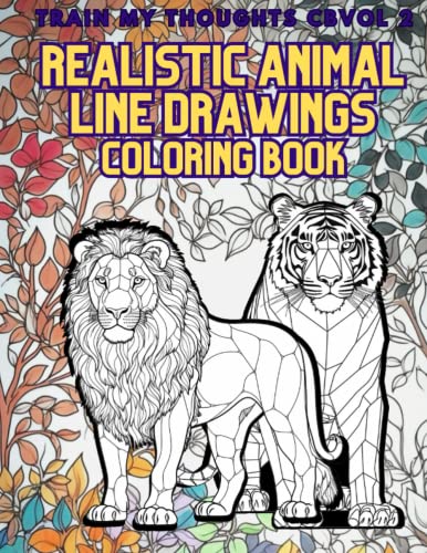 Amazing Animals Coloring Book: Tigers, Dogs, Cats, Farm Animals and ...