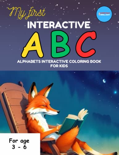 My First Interactive ABC: Alphabets Interactive Coloring Book for Kids ...