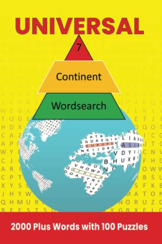 Universal Word Search Puzzles7 Continent 2000 Plus Words With 100 ...