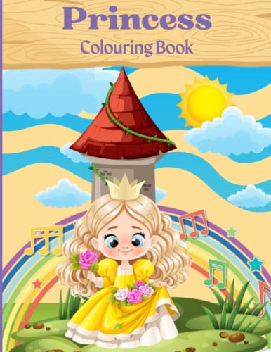 Princess Coloring Book: A Magical Journey Through the Realms of Fairy ...