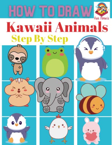How To Draw Kawaii Animals Step by Step: A Graph Method Easy To Use ...
