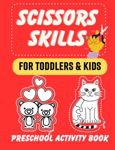 Scissor Skills For Toddlers and Kids Preschool Activity Book: Crafting ...