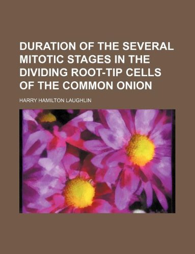 Duration of the several mitotic stages in the dividing root-tip cells ...