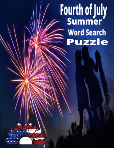 Fourth of July Summer Word Search Puzzle: 50 summer time themed ...