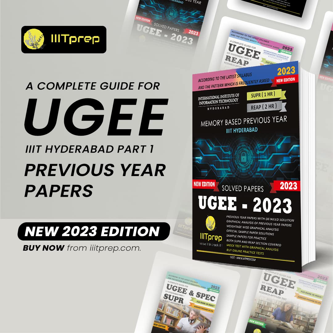 IIITprep UGEE Previous Year Papers 2023 | IIIT Hyderabad by IIITprep ...