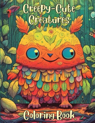 Creepy-Cute Creatures Coloring Book by JoyGlow Studio | Goodreads
