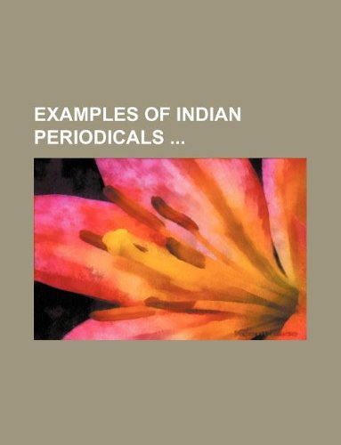 Examples of Indian Periodicals by Books Group | Goodreads