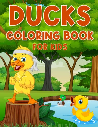 Ducks Coloring Book For Kids: A Fun And Unique Coloring Book For Kids ...
