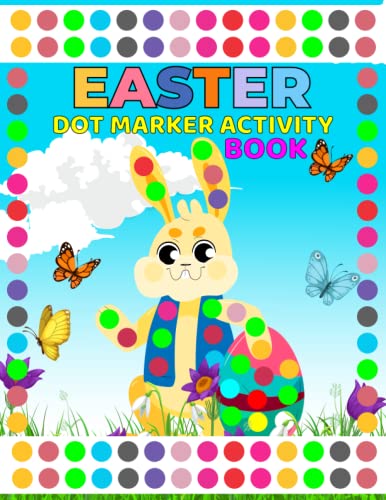 Easter Dot Markers Activity Book, Cute Animals Dot Markers Coloring ...