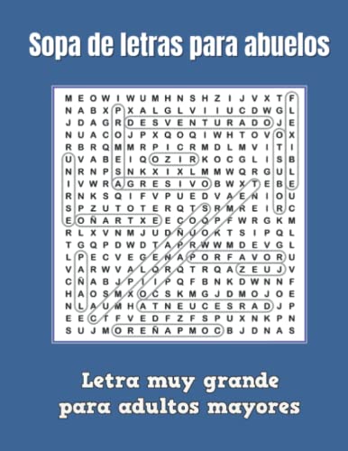 Sopa de letras para abuelos - 100 Pasatiempos para adultos y mayores. by MA CV | Goodreads