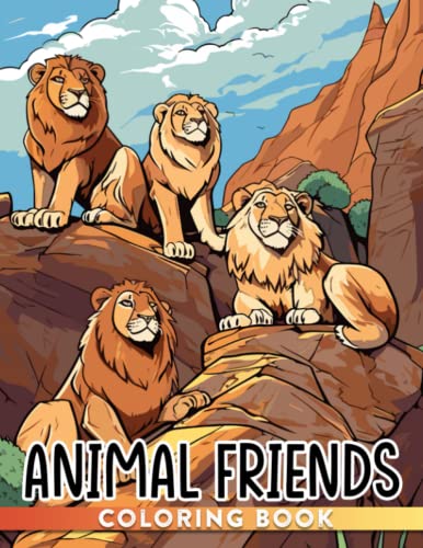Animal Friends Coloring Book: A Heartwarming Journey of Animal ...