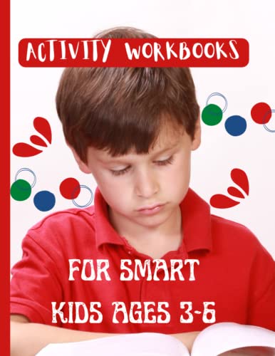 Activity Workbooks For Smart Kids Ages 3-6: Kindergarten Big Fun ...