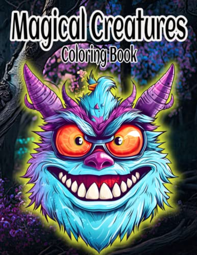 Magical Creatures Coloring Book: Cute and Chilling Creatures to Color ...