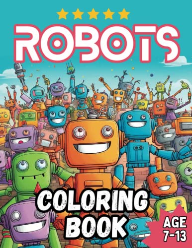 Robots Coloring Book by Mr Niall Brennan | Goodreads