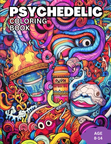 Psychedelic Coloring Book: Immerse Yourself in our Psychedelic Coloring ...