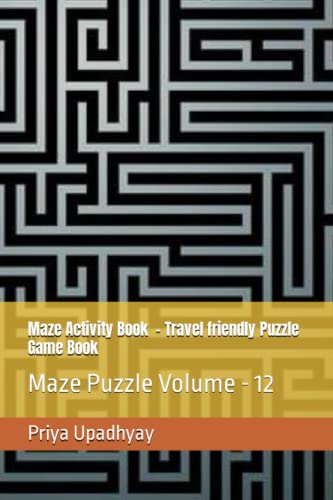Maze Activity Book | Travel friendly | Kids and Adults | Fun and ...