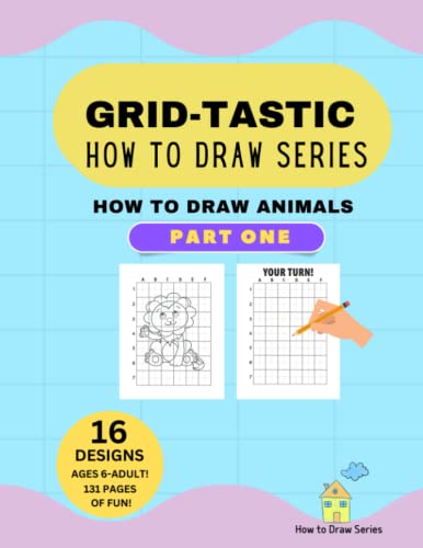 How to Draw Animals Part One: GRID-TASTIC How to Draw Series by Angel ...