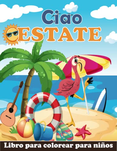 Ciao estate Libro da colorare per bambini: Divertente libro da colorare ...