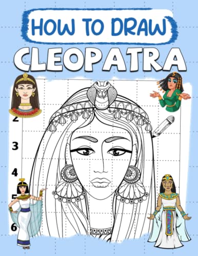 How To Draw Cleopatra: A Simple Step-by-Step Guide to Drawing For Kids ...