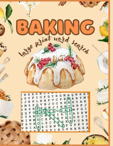 Baking Large Print Word Search: Explore the World of Baking ...
