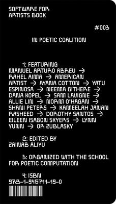Software for Artists Book: School(s) for Poetic Computation by Kandis ...