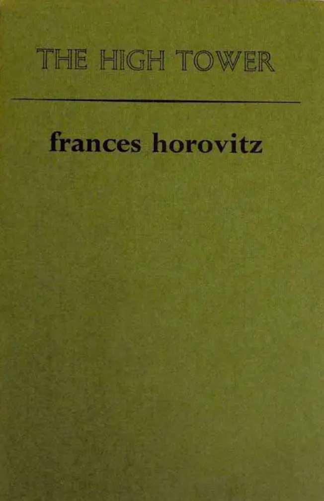 The High Tower by Frances Horovitz | Goodreads