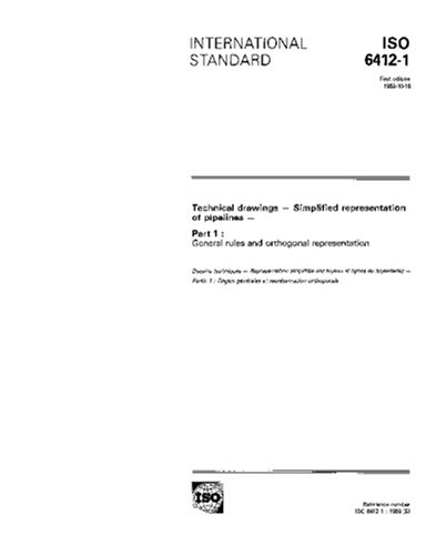 ISO 6412-1:1989, Technical drawings -- Simplified representation of ...