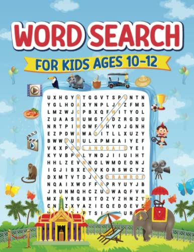 Word Search For Kids Ages 10-12: | 100+ word Searches To Improve Your ...