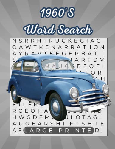 1960s Word Search : The fabulous 1950s Word Search Puzzle with ...