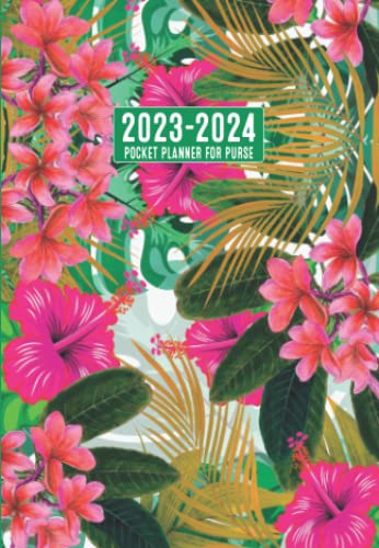 2023-2024 Pocket Planner For Purse: Small Pocket Size 2 Year Monthly ...