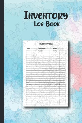 Inventory Log Book: Inventory Book for Small Business Simple Inventory ...