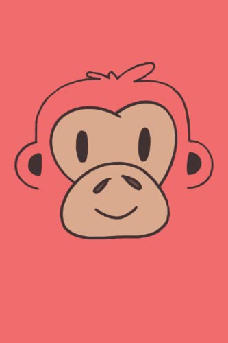 Monkey: Notebook lined format a5 (6x9) | 120 pages Log Book | Organizer ...