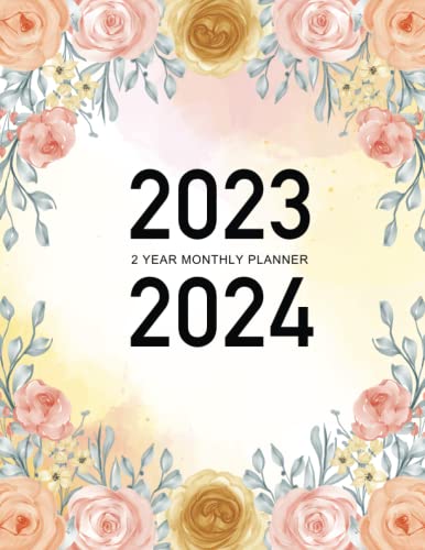 2 Year Monthly Planner 2023-2024: 2 Year Appointment Book January 2023 ...