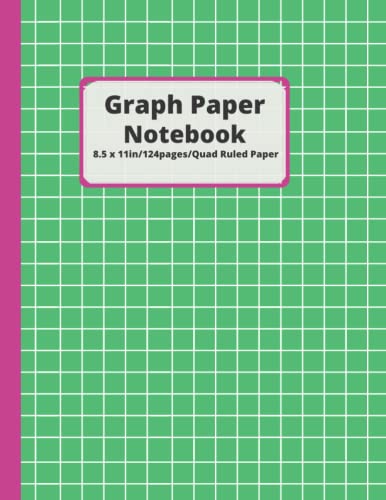 Graph Paper Notebook: Grid Paper for Math and Science Students, Quad ...
