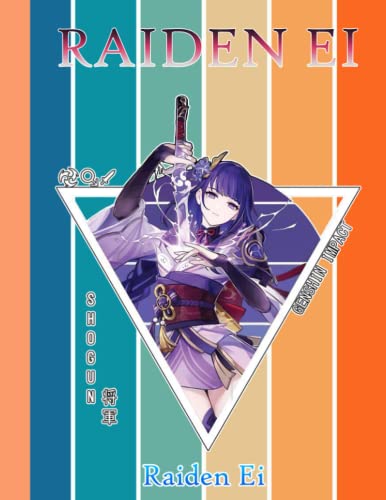 Raiden Shogun Sketch Book Genshin Game for Fan: Raiden Shogun Collage ...