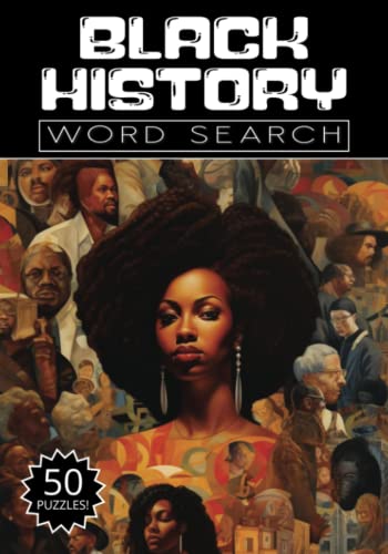 Black History Word Search: 50 African American Puzzles, Word Find ...