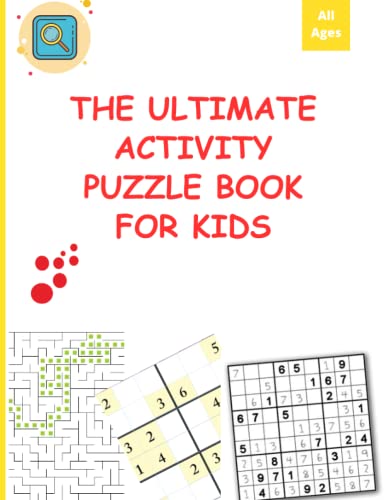 The Ultimate Activity Puzzle Book For Kids: Ages 8 - 12 , Challenging ...