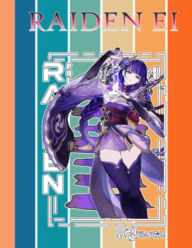 Raiden Shogun Daily Planner Genshin Game for Fan: Raiden Shogun ...