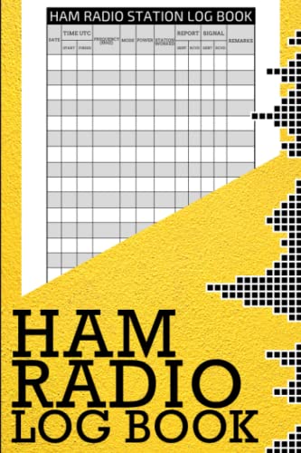 Ham Radio Log Book: Contact Keeper Notebook, and Wave Frequency & Power ...