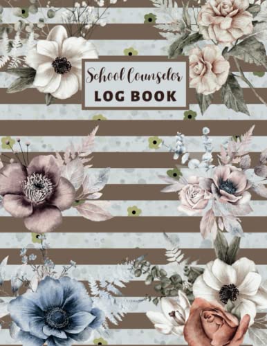 School Counselor Log Book: School Counselor Record Book and Information ...