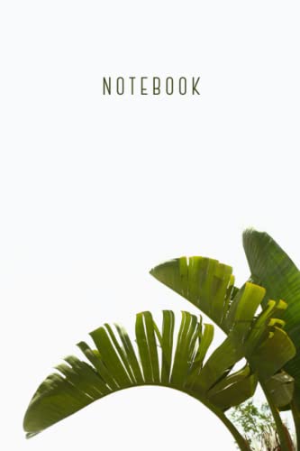 Notebook: Banana Leaf Themed Notebook, 120 Pages, Ideal for Mom, Dad ...