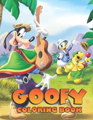 Goofy Coloring Book: Great Contains All Relax Books For Adults, Tweens ...