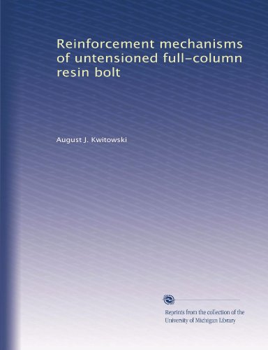 Reinforcement mechanisms of untensioned full-column resin bolt by ...