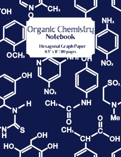 Organic Chemistry Notebook: Science Lab Notebook | Hexagonal Graph ...