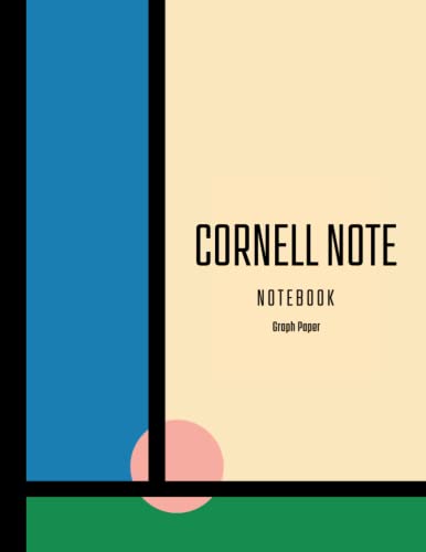 Cornell Note Notebook: Cornell Note Taking Method Notebook with Graph ...