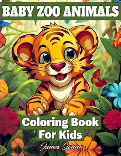 Baby Zoo Animals Coloring Pages
