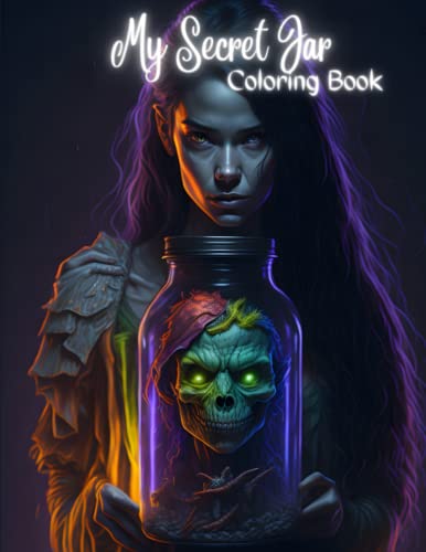 My Secret Jar Coloring Book: 8.5*11 | PAGES 104 | 50 Unique Jar Images ...
